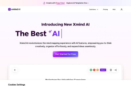 Xmind AI：云端智能导图与AI头脑风暴 - Xmind AI官网